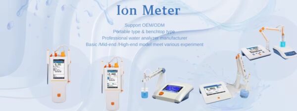 Portable ion meters-fluoride, chloride, ammonia,ammonium,cyanide